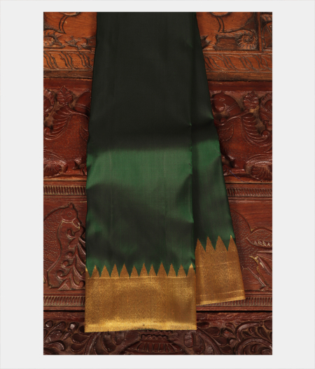 Buy Green Handwoven Kanjivaram Saree T243850