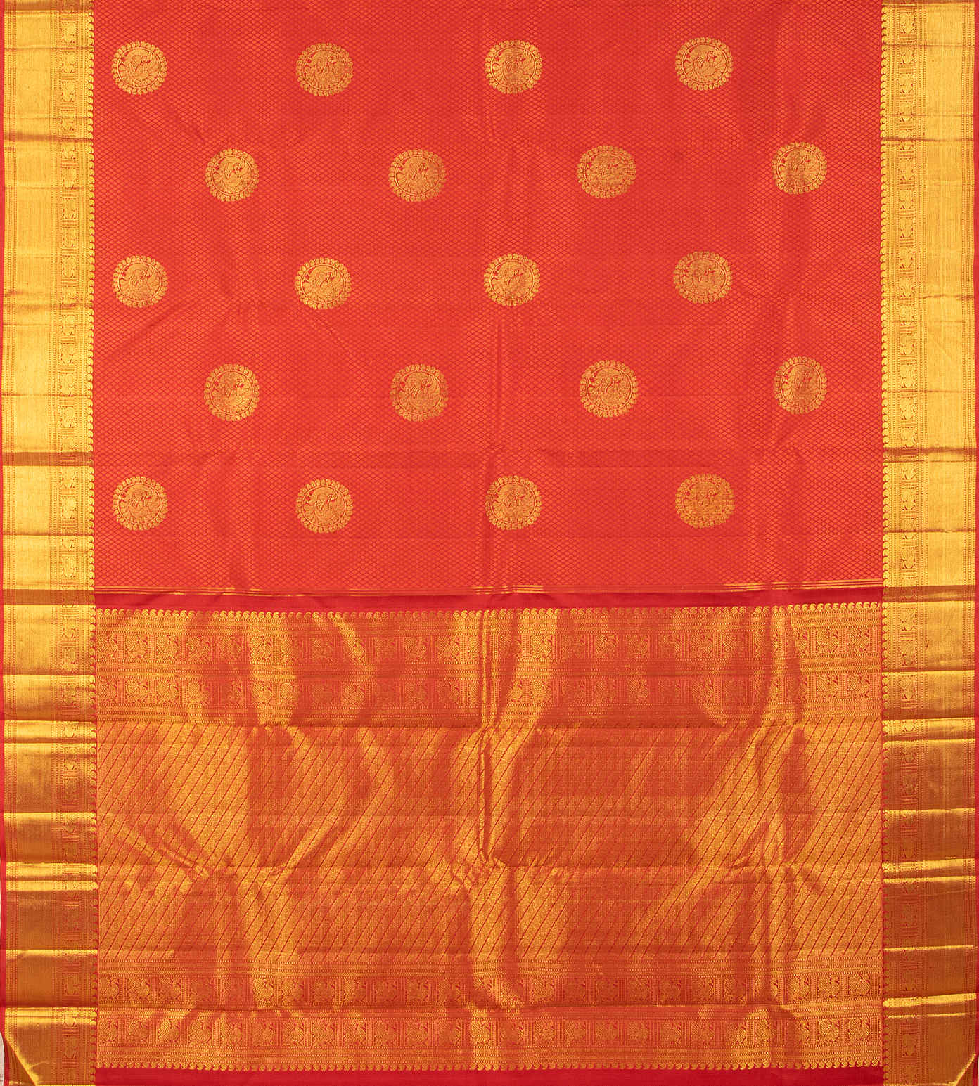Red Kanchipuram Silk Saree