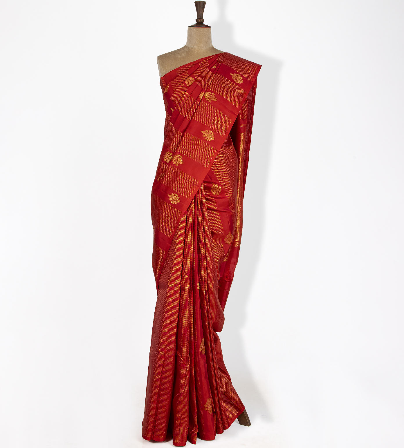 Red Kanchipuram Silk Saree