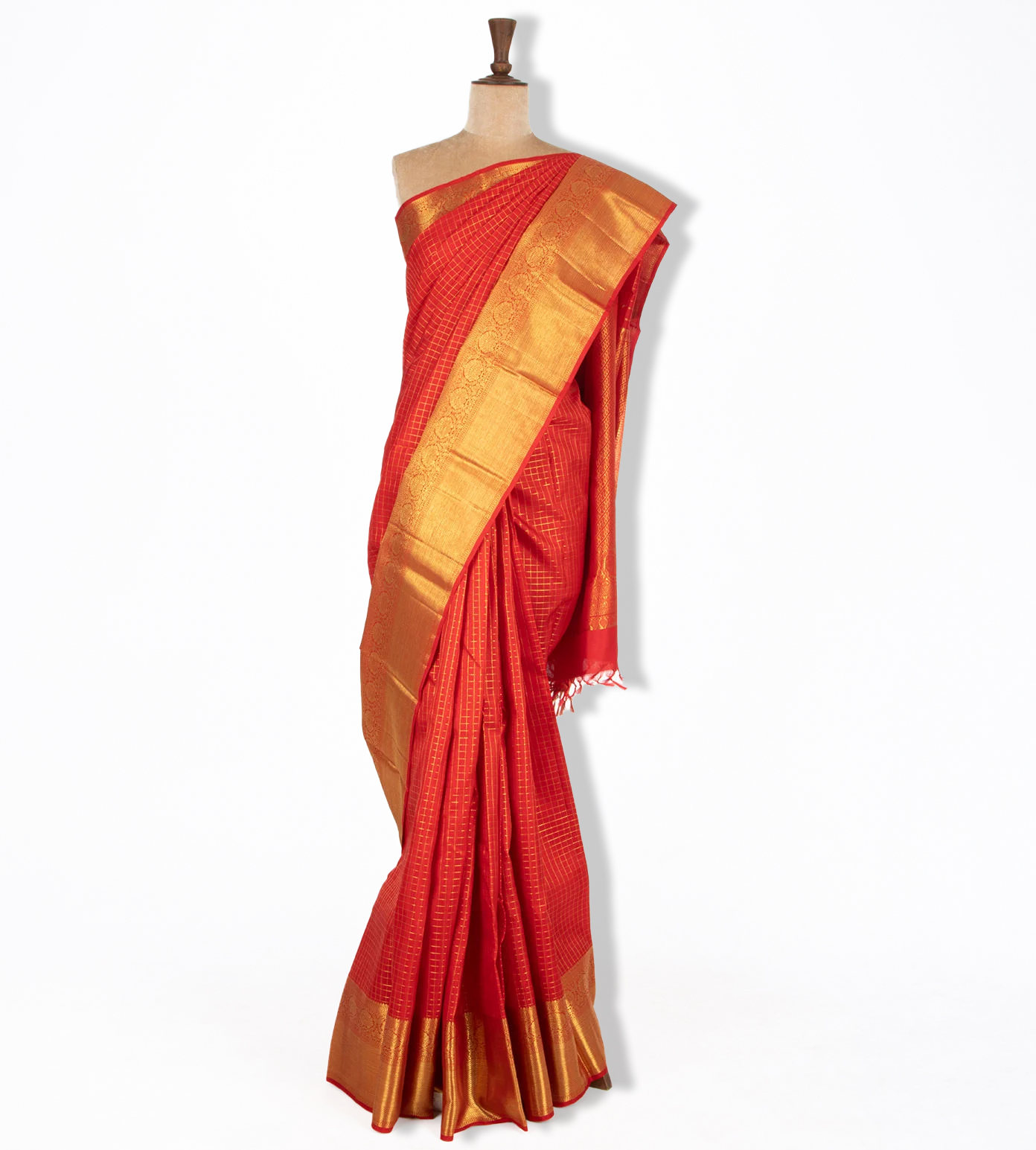 Red Kanchipuram Silk Saree