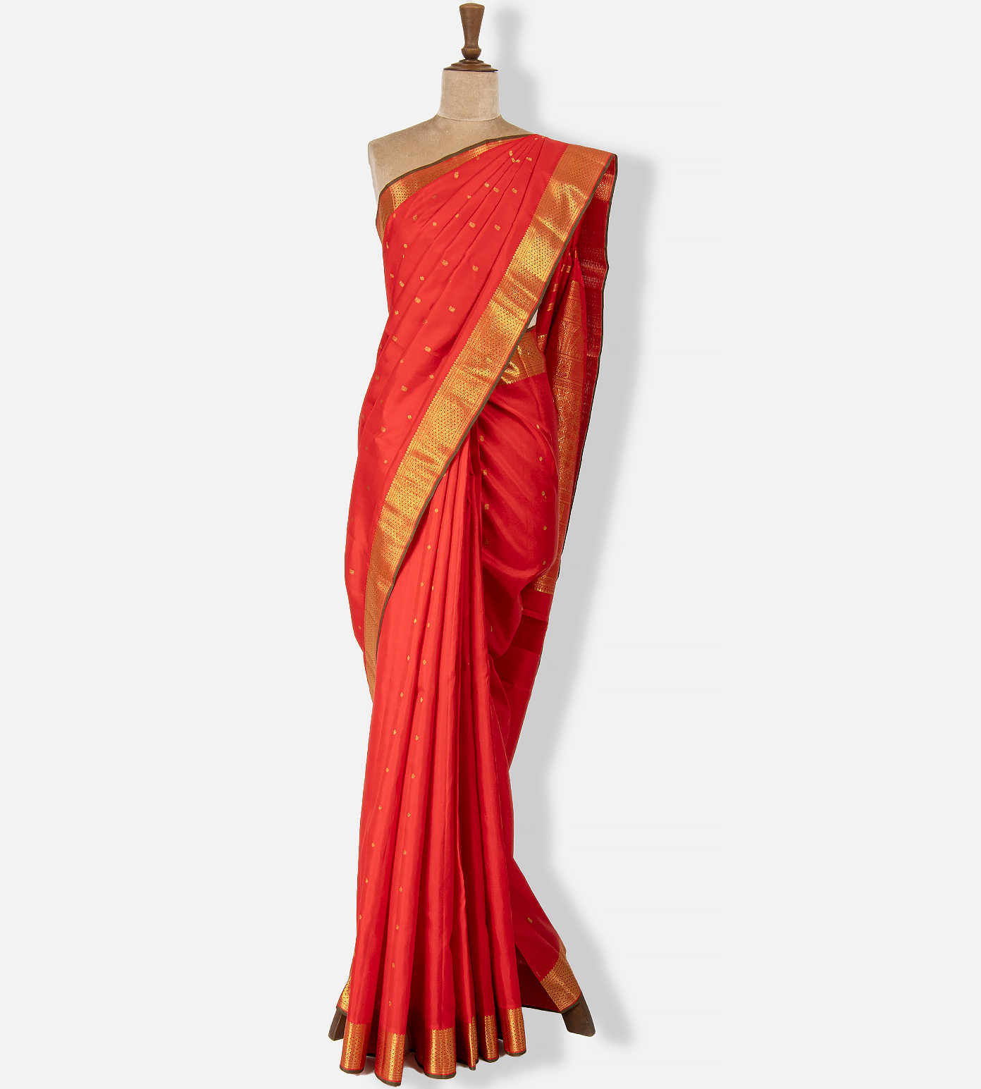 Red Kanchipuram Silk Saree