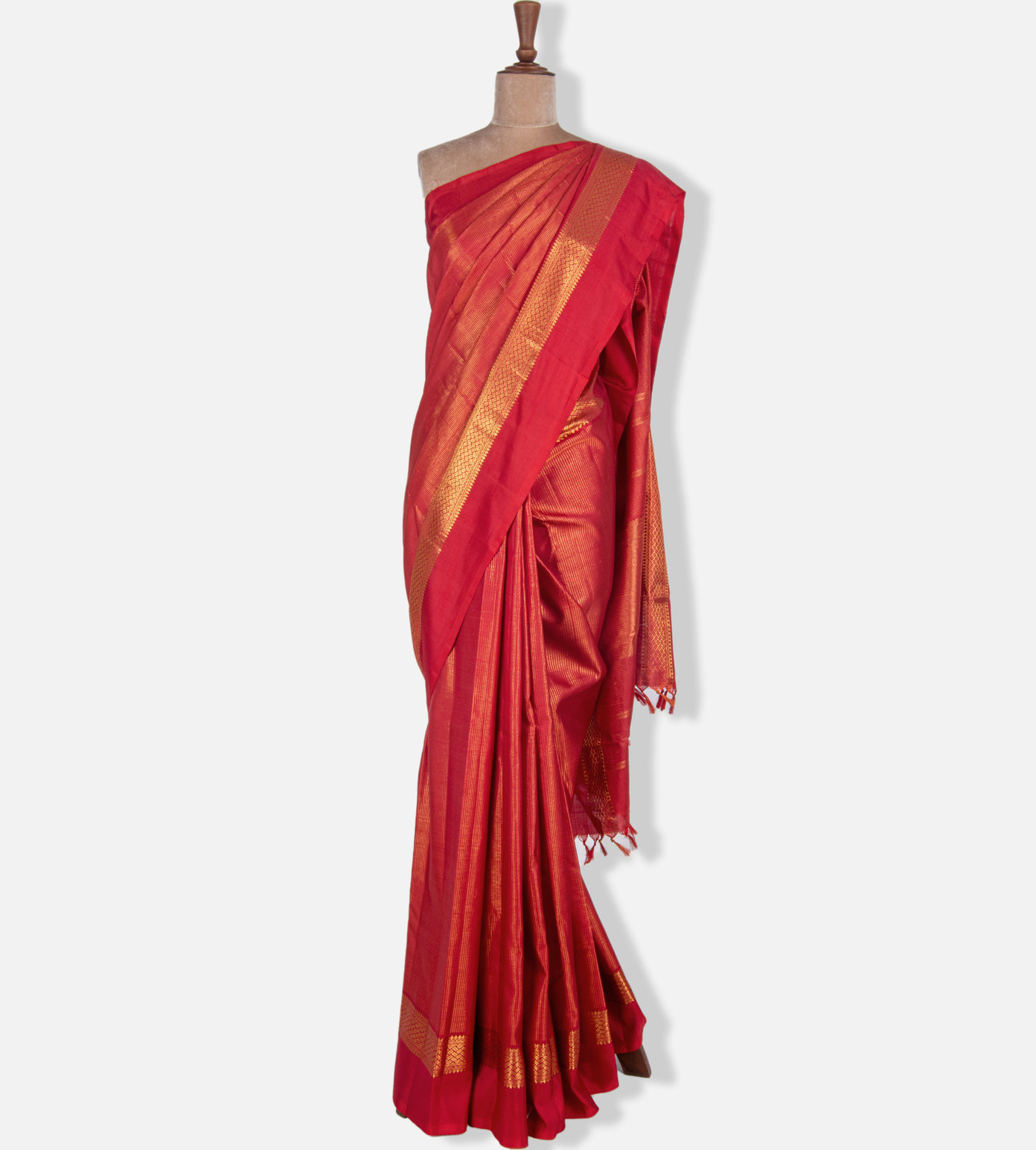 Red Kanchipuram Silk Saree
