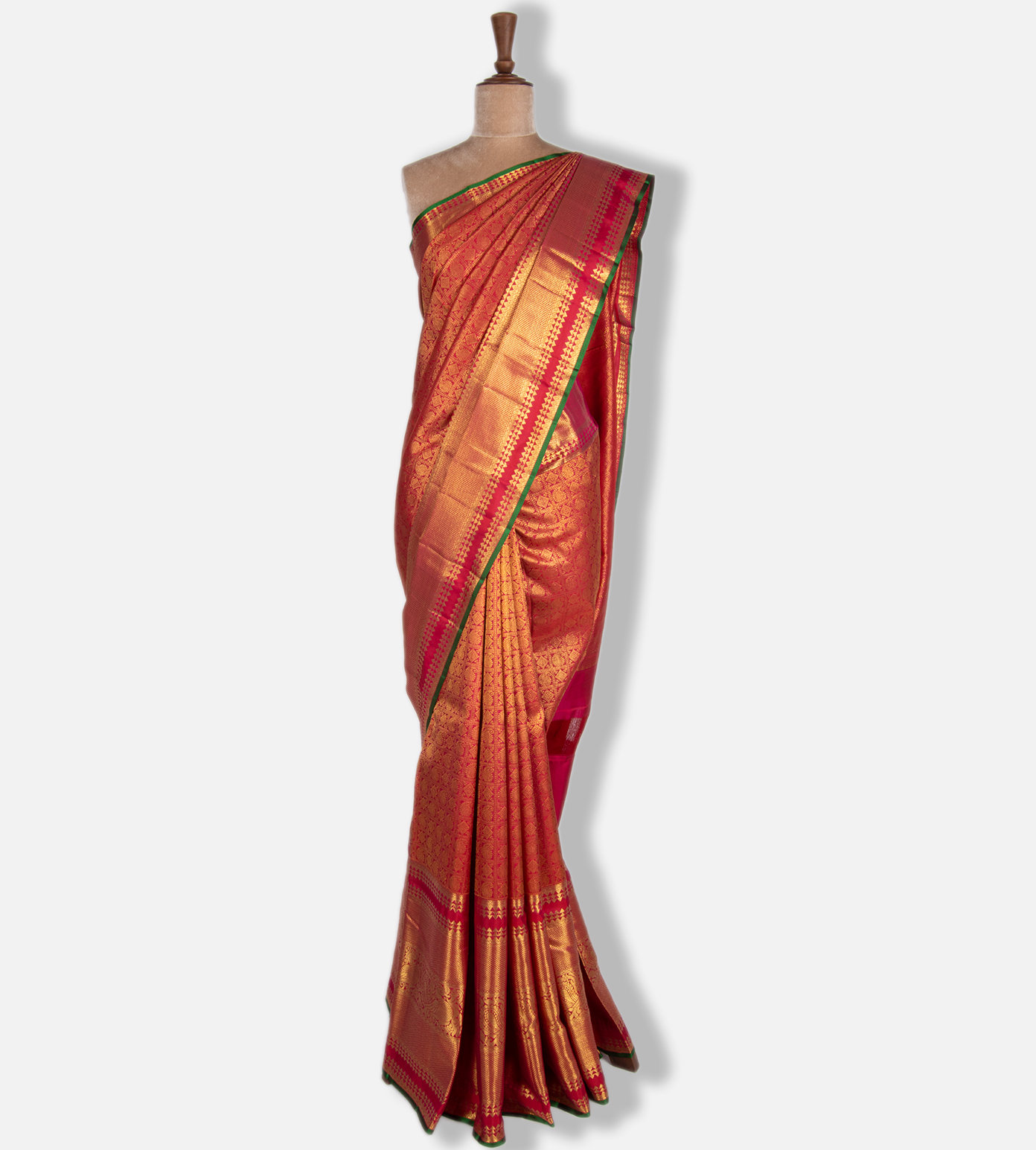 Red Kanchipuram Silk Saree