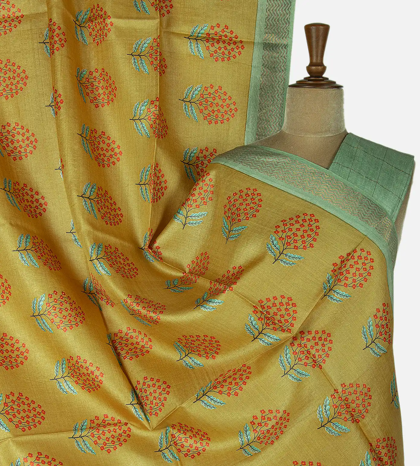Buy Gold Colour Tussar Saree