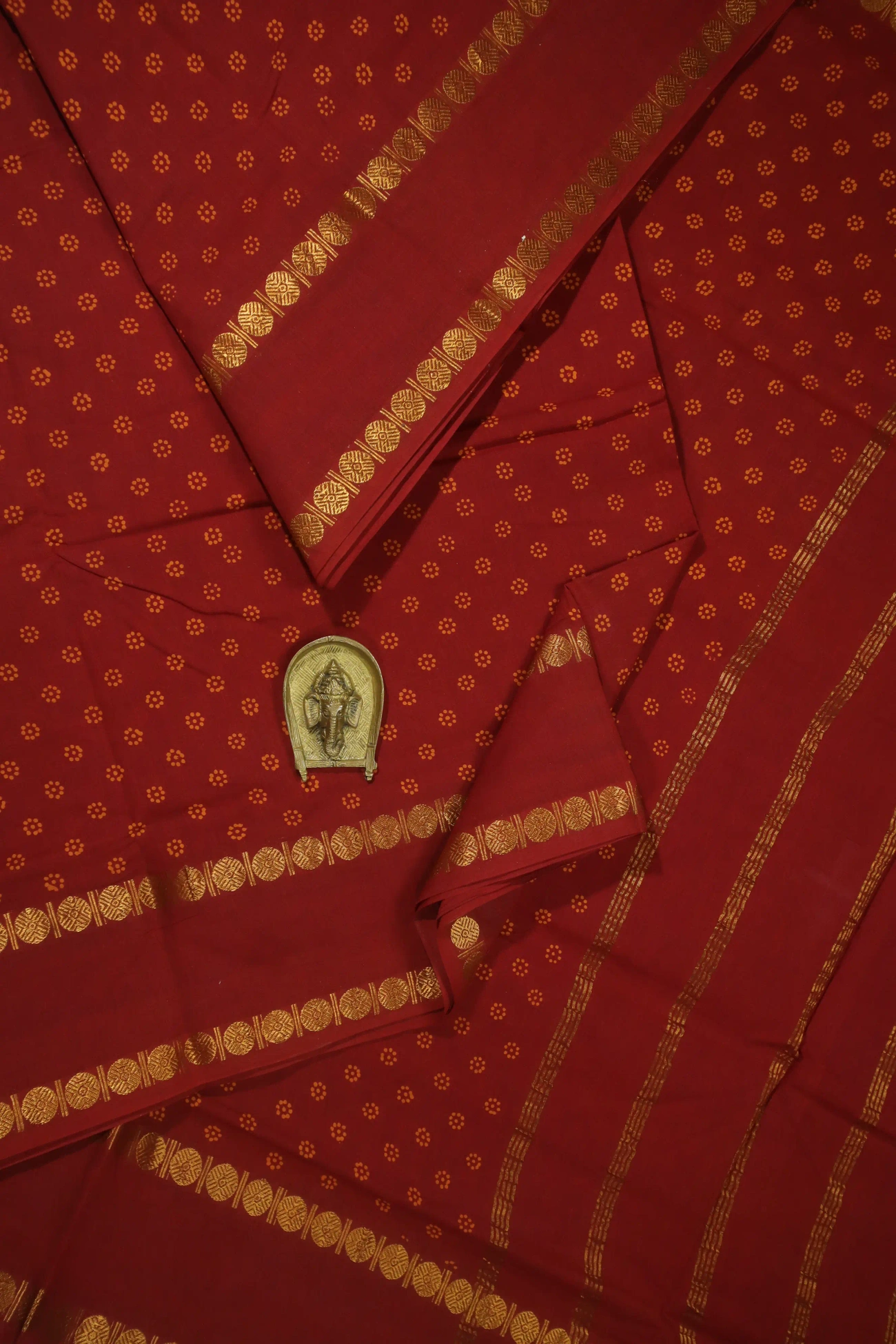 Buy Red Rettai Pettu Ruthratcham Chettinad Madisar