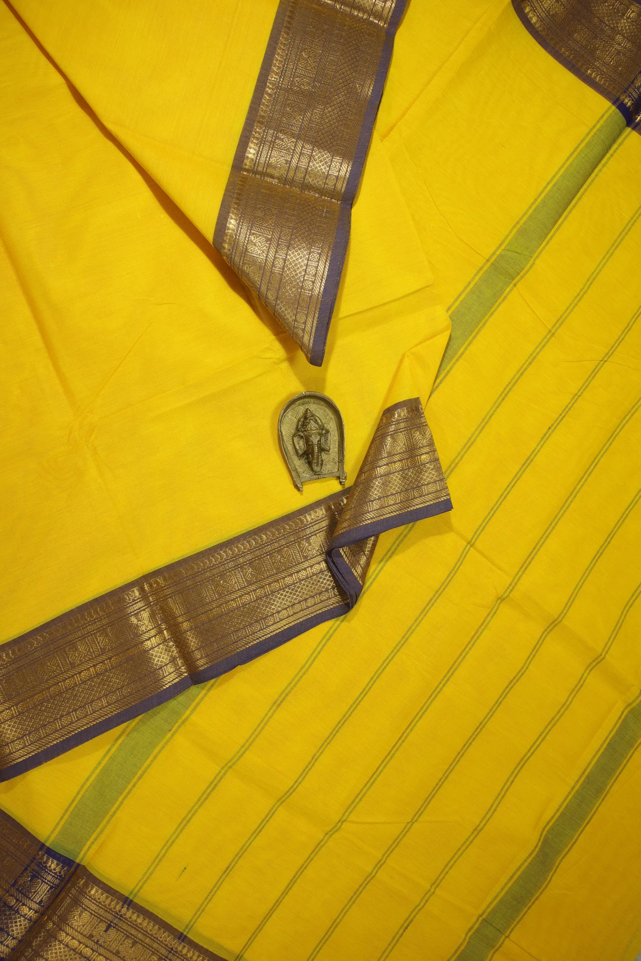 Buy Yellow Ruthratcham Peacock 🦚 Grand Chettinad Saree