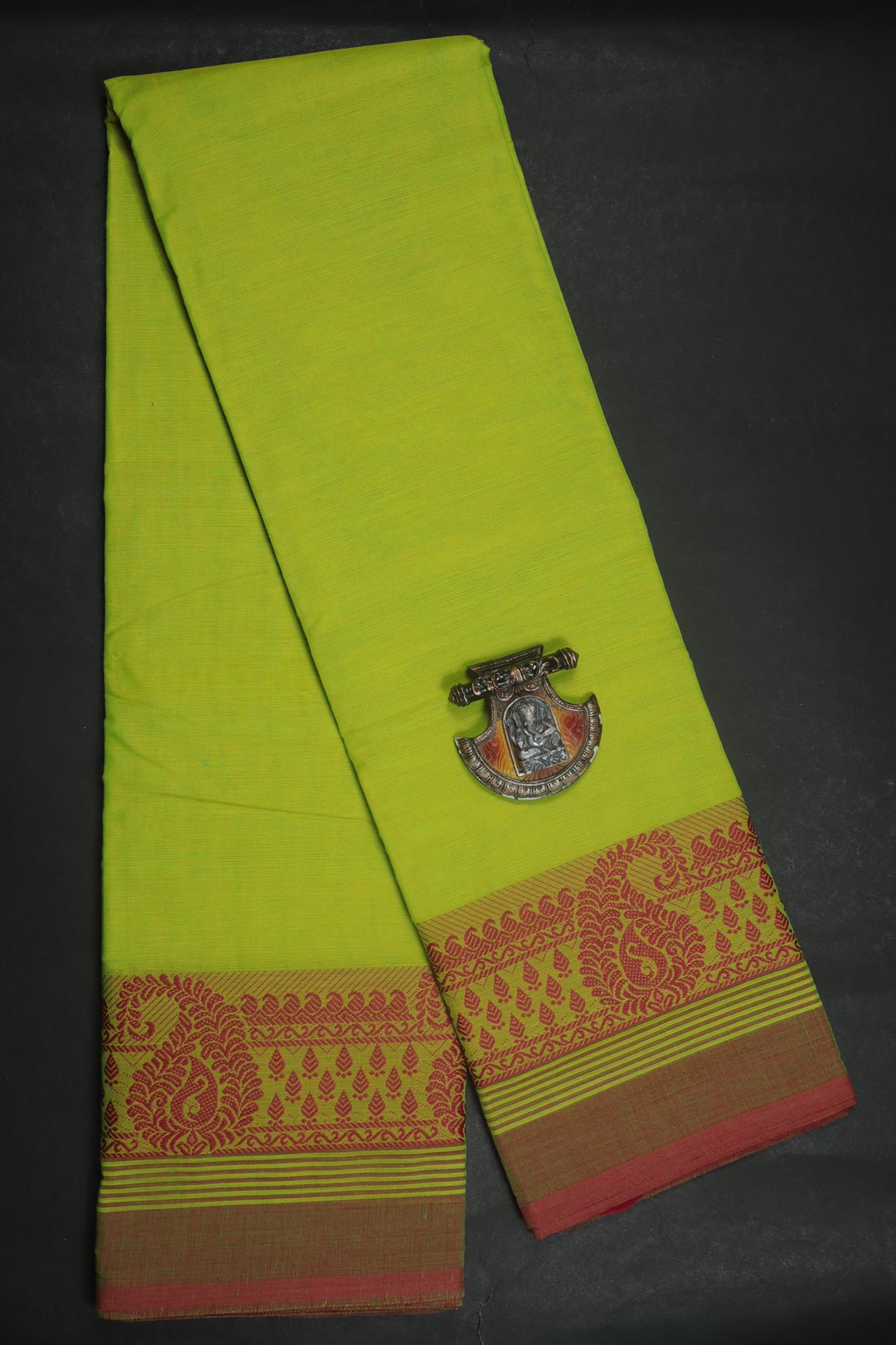Green Yellow Mango Malarkodi Sarees
